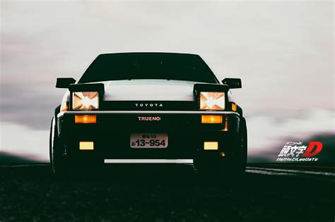 Toyota Trueno Ae86【秋名山车神】rage Your Dream瑞恩弗莱 站酷zcool