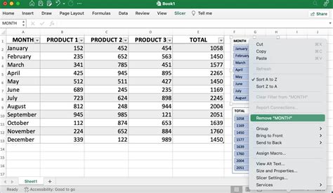 how to use a slicer to filter a table in microsoft excel