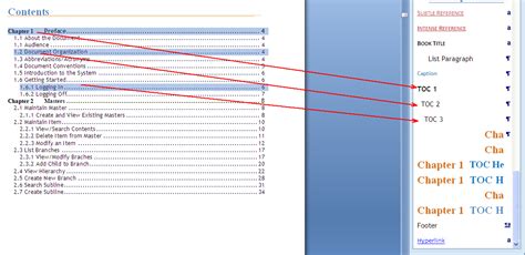 Updating And Formatting Table Of Contents Ms Word Know How