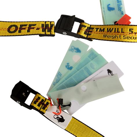 오프 화이트 벨트 Omrb039r21fab001 1810 Yellow Black 이랜드몰