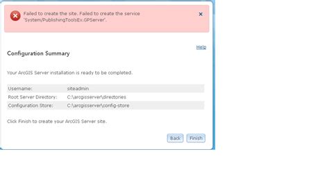 Solved When Initially Trying To Create Site For The First Esri