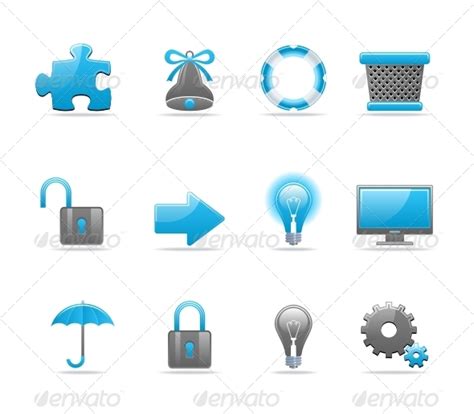 Glossy Icon Set Icons Graphicriver