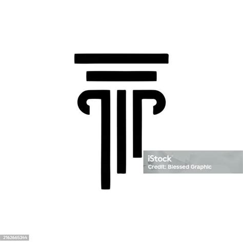 기둥 엠블럼 스탬프 플랫 템플릿 사용 준비 완료 법률 기호 정의 아이콘 건물 건설 오래된 건축 대학 및 기타에 적합 0명에 대한 스톡 벡터 아트 및 기타 이미지 Istock