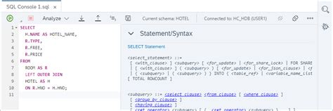Query With The Sql Console In Sap Hana Database Explorer Sap Tutorials