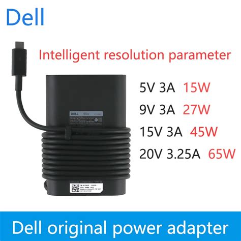 Genuine Dell W Usb C Type C Laptop Ac Adapter Power Supply Charger For Dell Xps