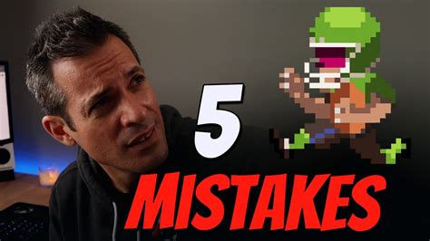 5 Mistakes You Must Avoid When Making Your First Game Youtube