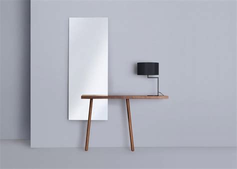 Florian Schmids Two Legged Tables Intersect With Mirrors