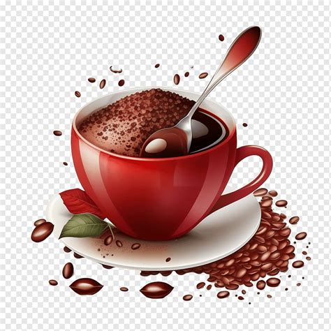 레드 커피 컵 Png Pngwing