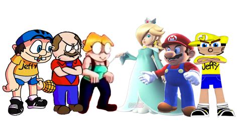 Jeffy And Friends Meet Supermariologan By Herejeffy456 On Deviantart