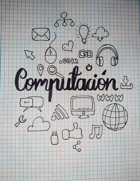 Portada De Computación Para Cuaderno