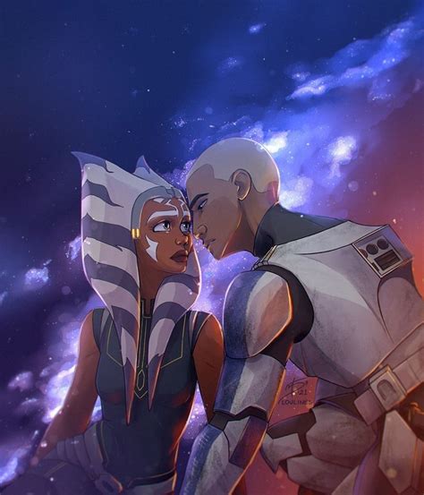 Ahsoka Tano Und Captain Rex Star Wars Comics Star Wars Drawings Star Wars Poster