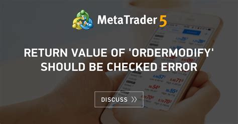 Return Value Of Ordermodify Should Be Checked Error Doji Candlestick Patterns General