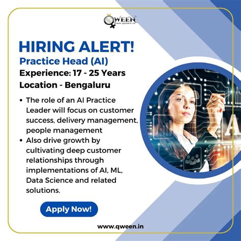 Qween Network Llp On Linkedin Hiringalert Practicehead Ai
