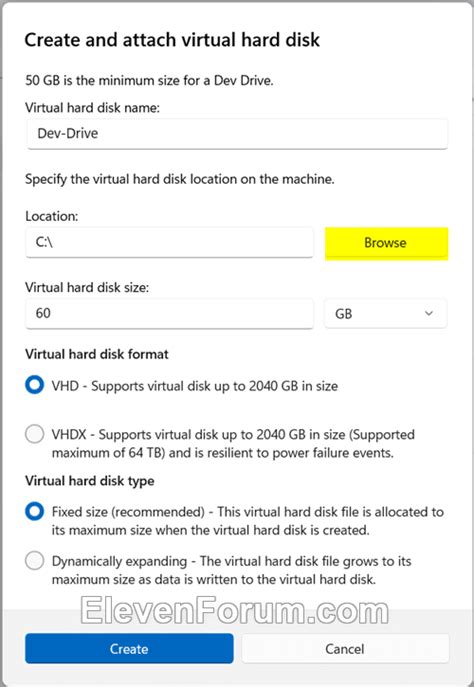 Create Dev Drive In Windows 11 Windows 11 Forum