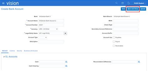 the oracle prodigy creating banks bank branches and bank accounts in oracle fusion applications