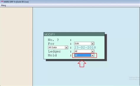 How To Modify Purchase Bill In Marg Software