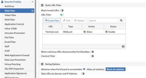 Blog Técnico FORTINET Webfiltering