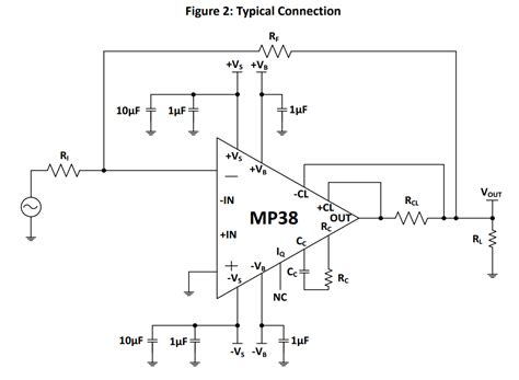 Operational Amplifier Clamping Diode Between Supply And Output Of An