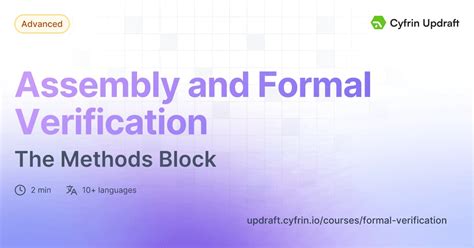 Video Math Masters The Methods Block Assembly And Formal Verification