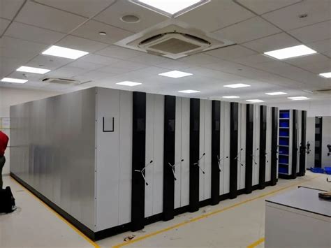 Mild Steel Mobile Storage System Mobile Racks Mobile Compactor Storage System At Rs 45000 In