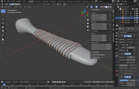 Wrap The Object Around Another Mesh 3 By Victor Macgrey Basics And Interface Blender