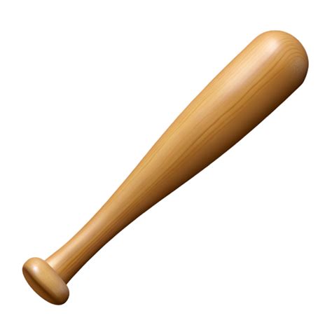 Baseball Wooden Bat 3d Object 45686289 Png