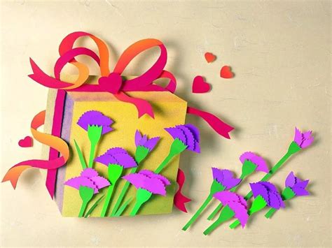 Объемные Открытки На 8 Марта Своими Руками Из Бумаги Открытки Kартинки