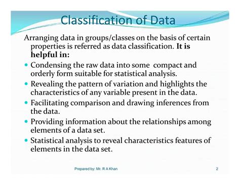 Solution Module I Data Classification Tabulation Studypool