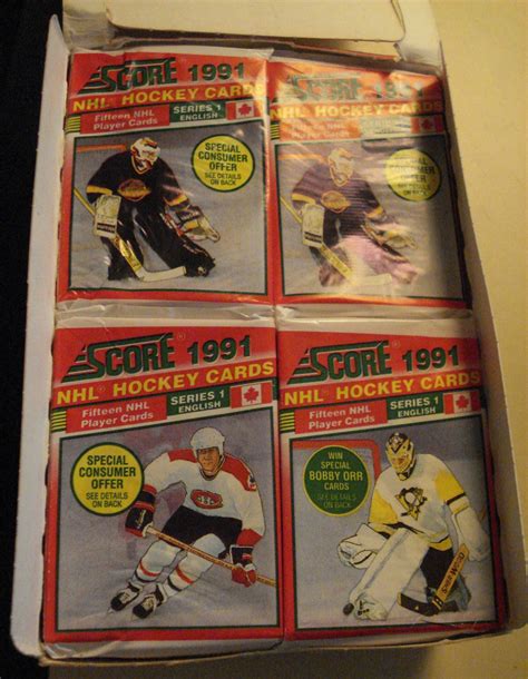 35 Packs 1991 Score Hockey Cards Never Opened Mint 1 Pack Short Of A
