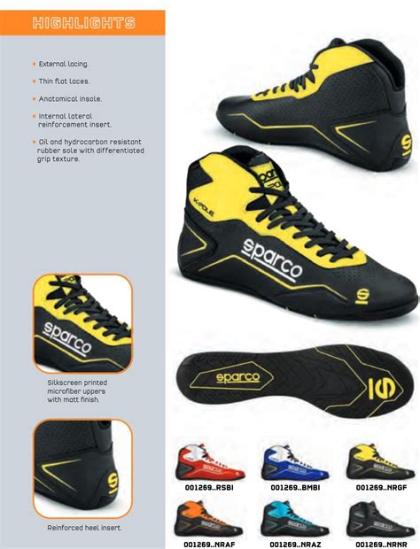 Sparco K Pole Kart Racing Shoe In Stock Competition Karting