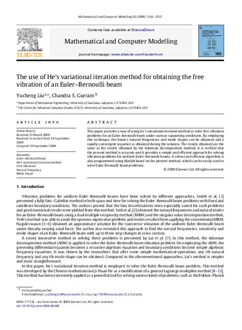 Pdf The Use Of Hes Variational Iteration Method For Obtaining The