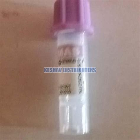 Glass Micro Edta Tube At Best Price In Junagadh Id 2000131 Keshav Distributers