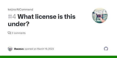What License Is This Under Issue Keijiro AICommand GitHub