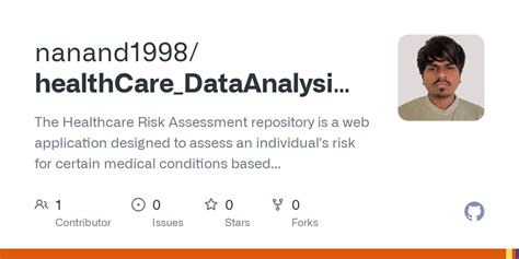 Github Nanand1998healthcaredataanalysisdsassessment The
