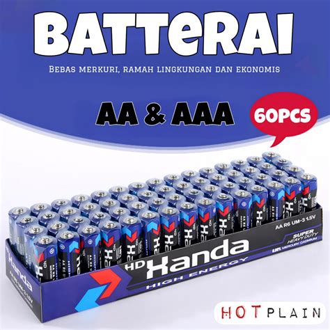 Jual Baterai Murah AAA A3 Dan AA A2 4 PCS Shopee Indonesia