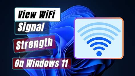 How To View WiFi Signal Strength On Windows 11 CMD YouTube