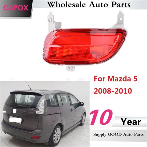 Capqx For Mazda 5 Mazda5 2008 2009 2010 리어 범퍼 리플렉터 라이트 브레이크 라이트 포그 램프