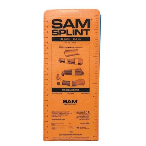 Sam Splints Splinting And Immobilasation Firstaid4less