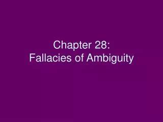 PPT Fallacies Of Ambiguity PowerPoint Presentation Free Download ID 1095139