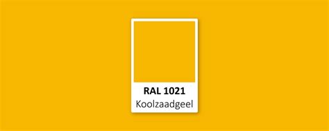 RAL 1021: Koolzaadgeel