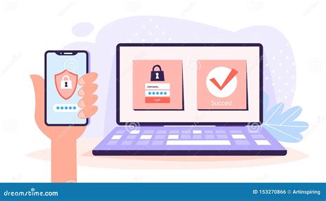 Two Steps Authentication Duo Verification Concept Identification Vector Illustration