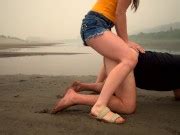 Porn Blooper Public Strapon Sex Interrupted By Group Of Off Road Vehicles At The River Xxx