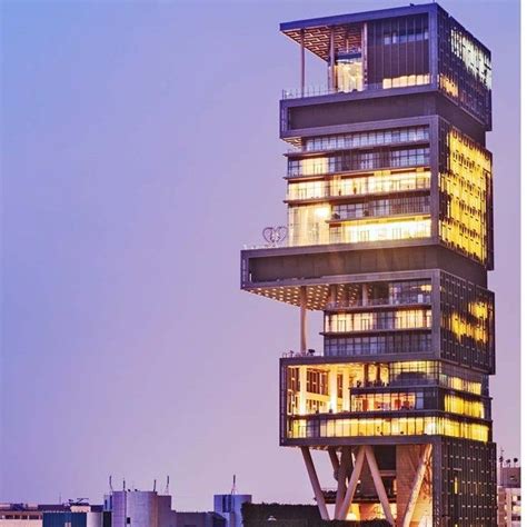 Inside Mukesh Ambanis Iconic Antilia Home In Mumbai Architectural