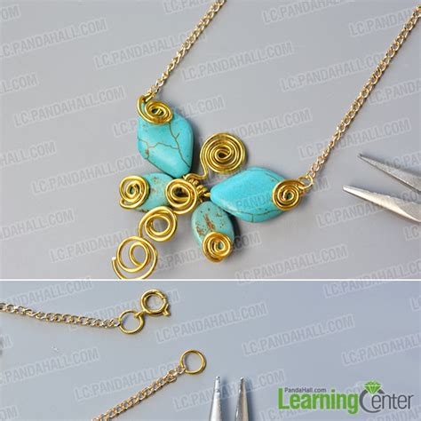 Pandahall Tutorial On How To Make Wire Wrapped Butterfly Pendant