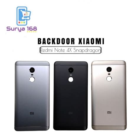 Jual Backdoor Back Casing Belakang Tutup Baterai Xiaomi Redmi Note X Snapdragon Shopee Indonesia