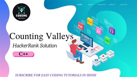2020 Updated Counting Valleys Hackerrank Solution In Hindi C Youtube