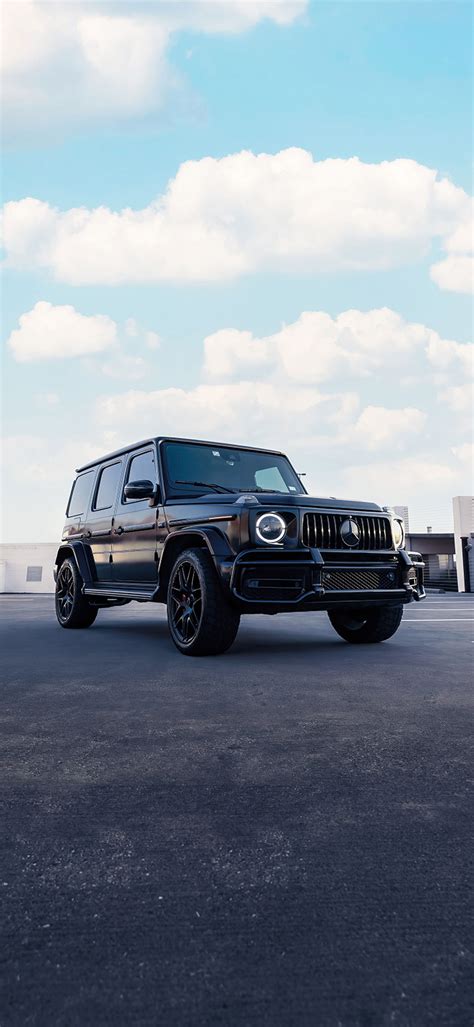 Black Mercedes G Class 4k Phone Wallpaper