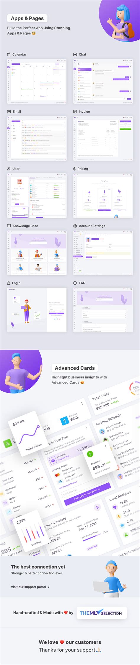 materio vuetify vuejs admin template on behance