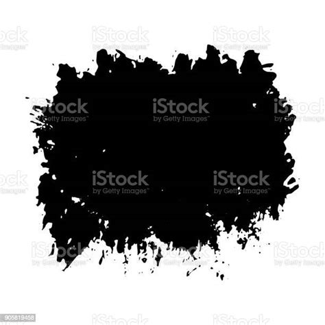 잉크 벡터 마른 브러쉬 선입니다 벡터 일러스트입니다 그런 지 손으로 그려진 수채화 질감 텍스트를 위한 공간입니다 0명에 대한 스톡 벡터 아트 및 기타 이미지 Istock