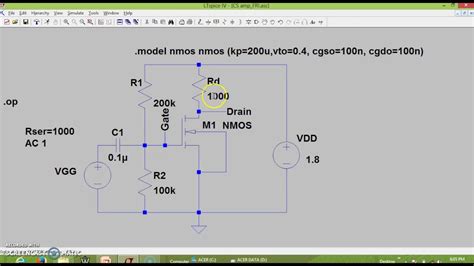 Frequency Response Of Common Source Single Stage Mosfet Amplifier